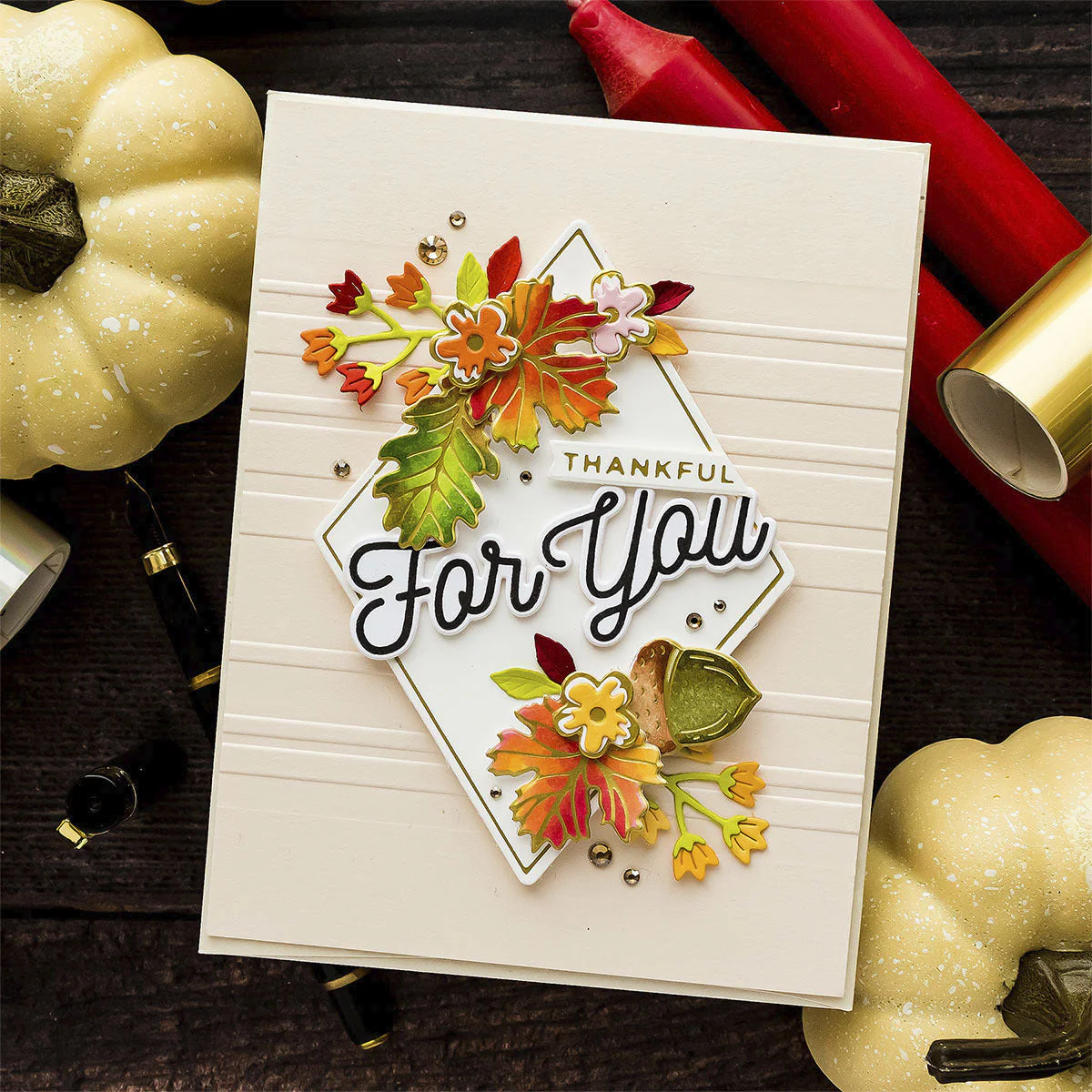 Glimmering Autumn Woods - Glimmer Hot Foil Kit of the Month (Plates ...