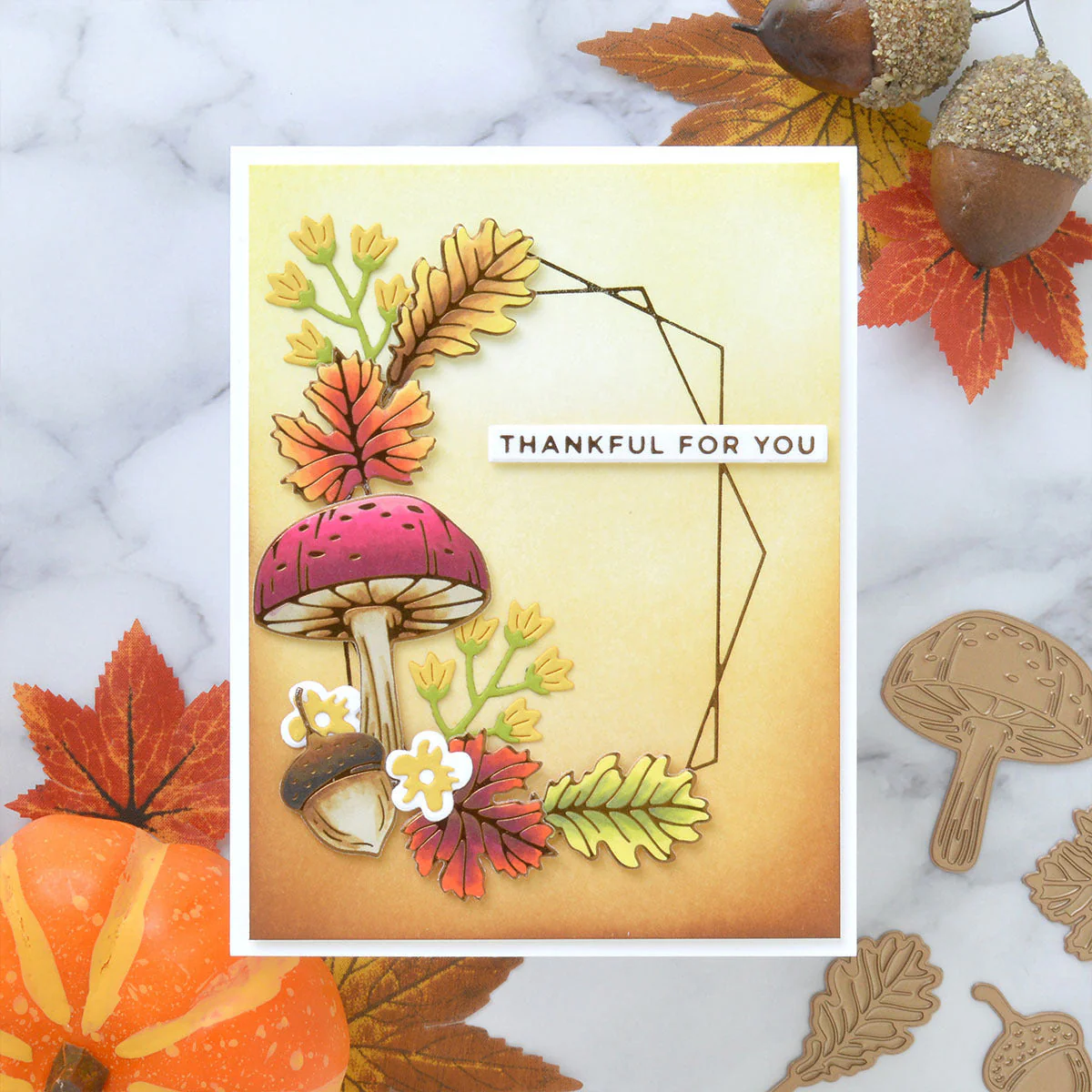 Glimmering Autumn Woods - Glimmer Hot Foil Kit of the Month (Plates ...